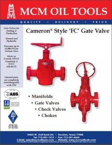 MCM Oil Tools fc-gate-valve - MCM Oil Tools